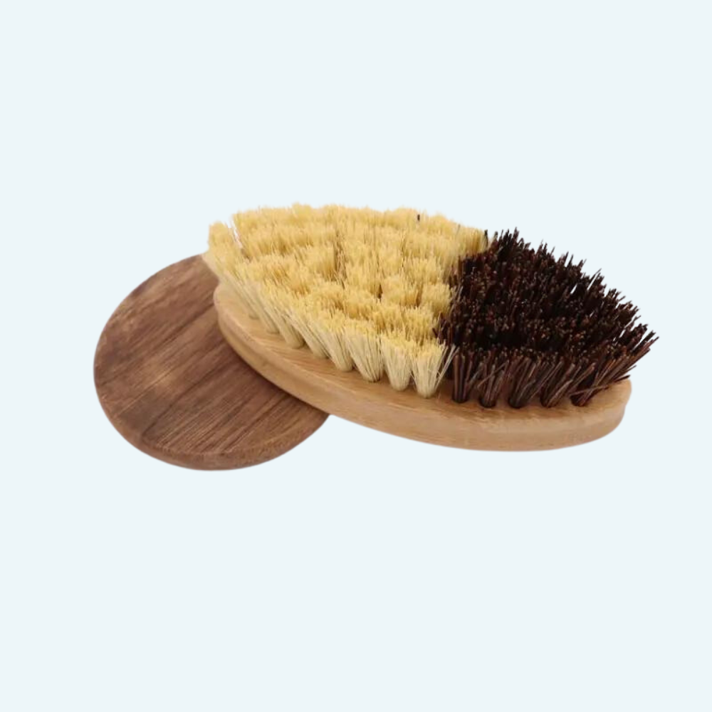 Bamboo Oval Cleaning Brush – Mission Refill
