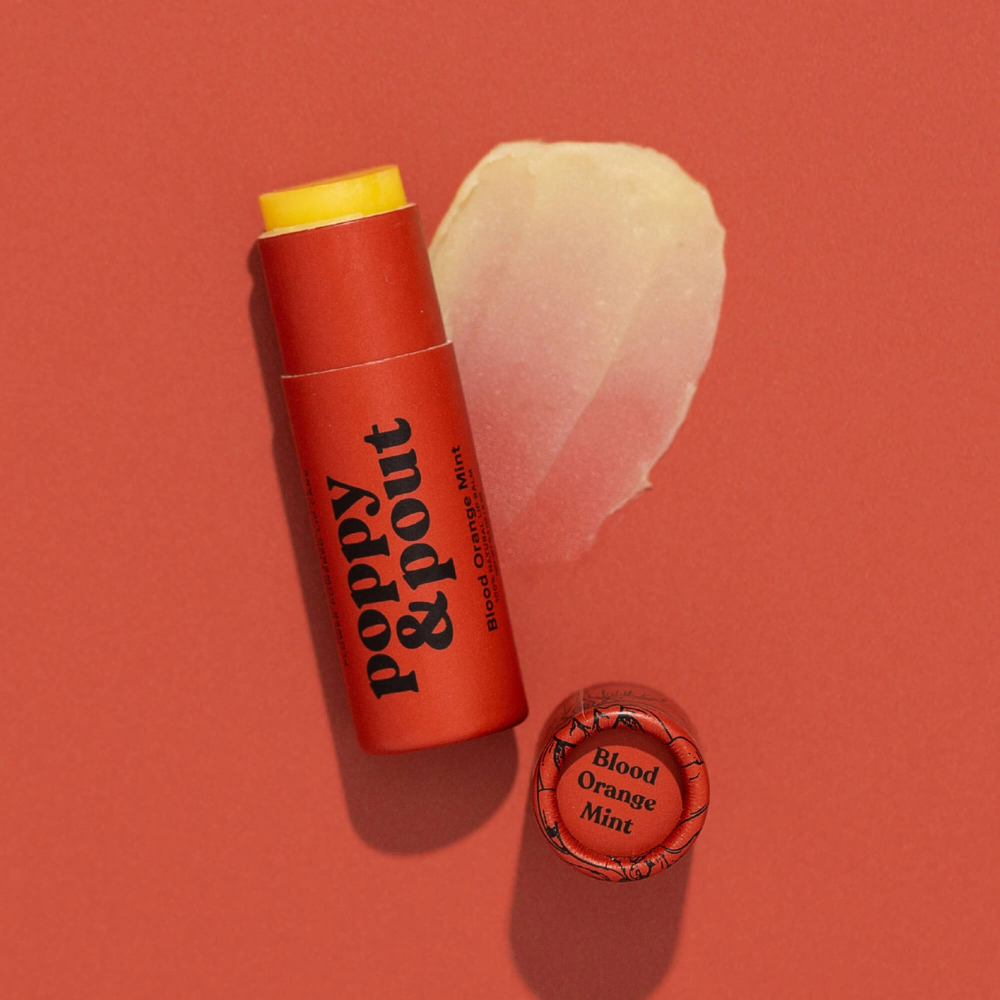 Poppy and Pout Lip Balm | Best for Dry Lips | Mission Refill