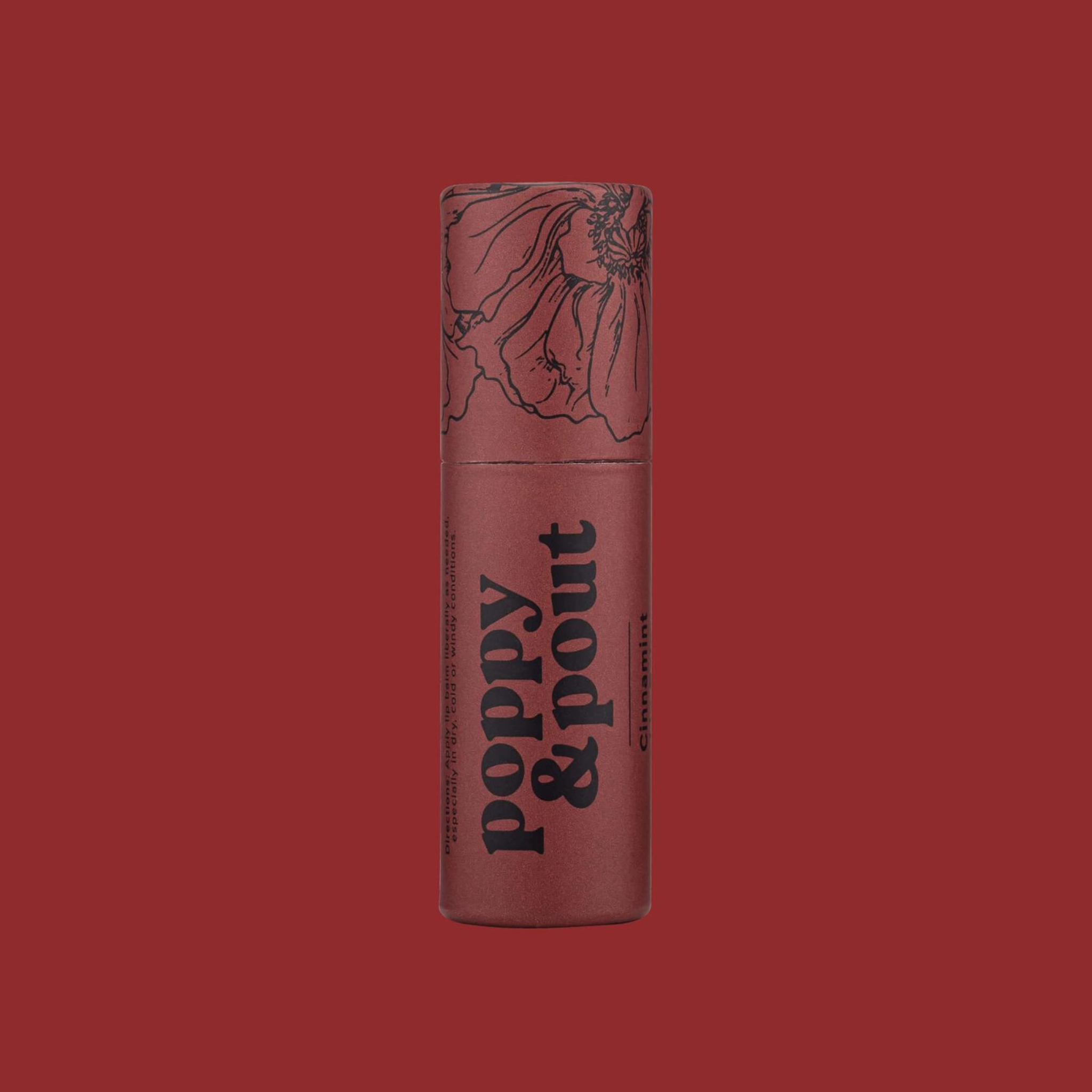 Poppy and Pout Lip Balm | Best for Dry Lips | Mission Refill